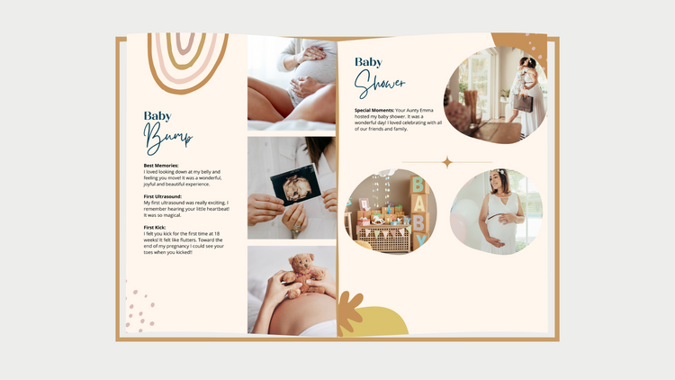 Pregnancy and Baby Memory Book | Dujourbaby – Dujourbaby
