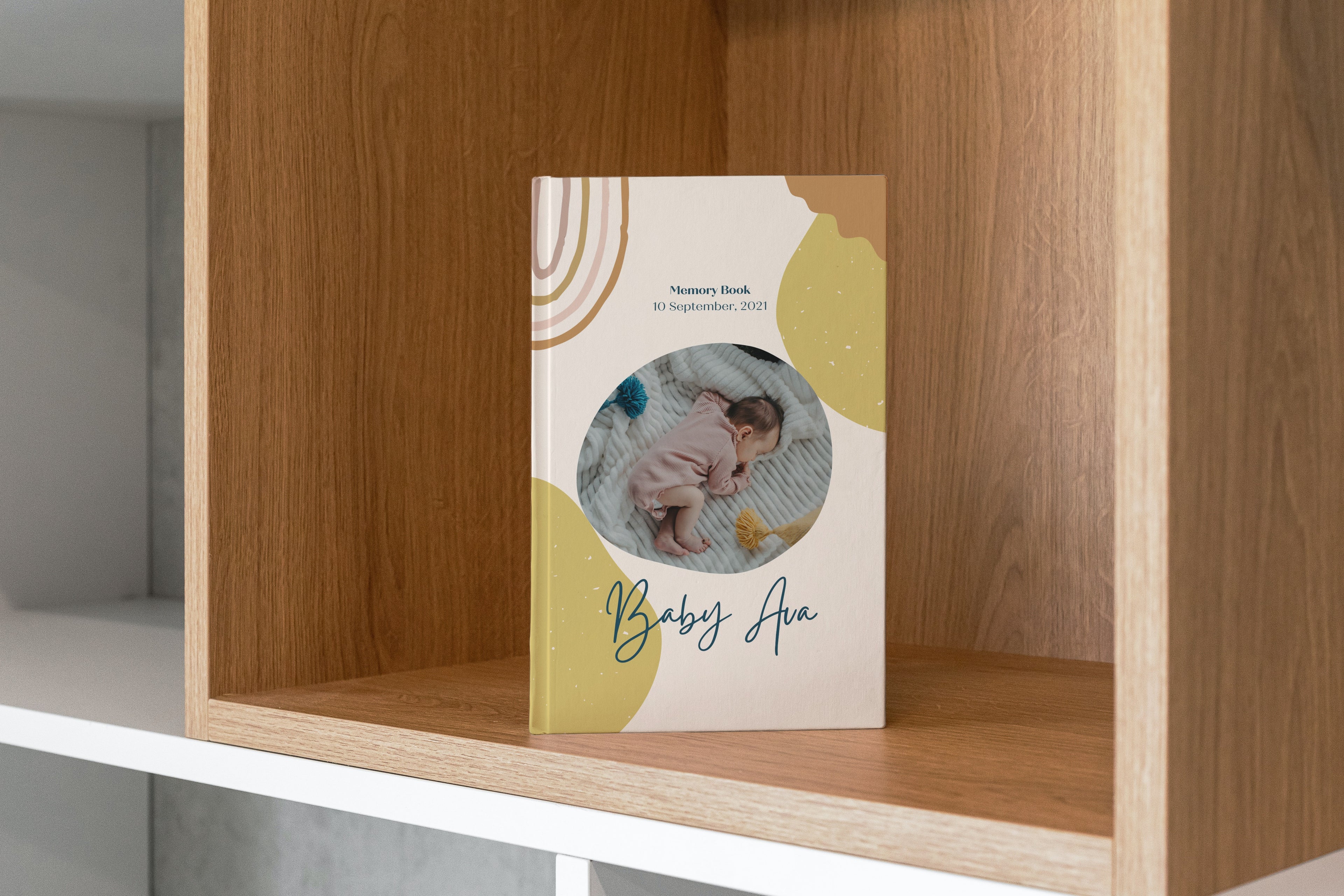 Baby Memory & Baby Milestone Book | Custom Made Online – Dujourbaby